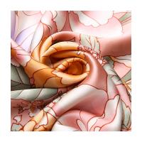 China Pure Lightweight Silk Fabric Digital Printed For Bedding Set Multicolor for sale