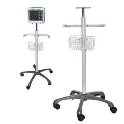 China Moving Trolley Mobile Patient Monitor Bracket Stand Hospital Use for sale