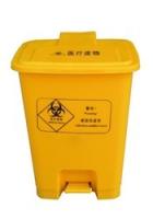 China Large Bio Medical Waste Pedal Bins Yellow, Garbage Can, 30L 660L Plastic Medical Waste Trash Cans For Hospital Clinic for sale