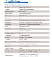 China Hot Sellnig Hemoglobin Meter Professional HbA1c Analyzer for Hospital China Hemoglobin Testing system Price for sale