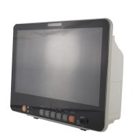 China 15 inch TFT screen multiparameter medical mobile ambulance patient monitor for hospital for sale
