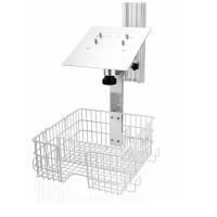 China Aurora WM aluminum alloy adjustable arm touch screen monitor wall mount with basket for sale