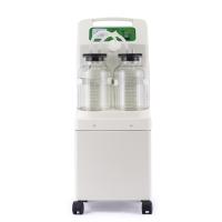 China Heavy duty high pump rate 50L aspirator surgical suction machine with two bottles for sale