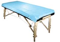 China Factory price Disposable PE Film Coated High-quality Lightweight Soft Bed Sheet Bed Cover for sale