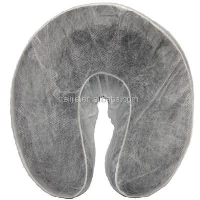 China Nonwoven Disposable fitted face cradle cover,disposable beauty face rest cover for massage,Disposable Fitted Face Rest C for sale