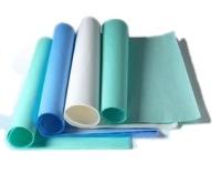 China 1200*1200 Autoclave Sterilization Medical Crepe Wrapping Paper Wrinkle Paper Green Blue White for sale