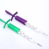 China High quality non toxic clinical mercury free glass thermometer for sale