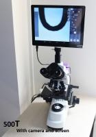 China Cheapest Portable Binocular Biological Microscope with Camera for sale