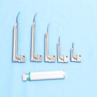 China Throat Detection Ent Conventional Removable Veterinary Fiber Optic Laryngoscope Set for sale