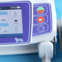 China Veterinary Volumetric Infusion Pump Rechargeable Single Channel With Built-In Handle for sale