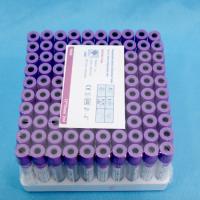 China Hospital Medical Purple Top Vacuum Collection Dna Sample K2 K3 Edta Capillary Blood Collection Tube for sale