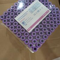 China Hospital Medical Purple Top Vacuum Collection Dna Sample K2 K3 Edta Capillary Blood Collection Tube for sale