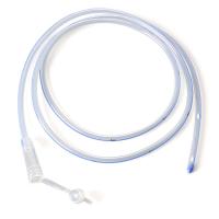 China Medical Fr6-Fr24 Different Size Disposable Stomach Silicone Nasogastric Feeding Tube With Guide Wire for sale