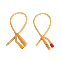 China High Quality Various Size Disposable Medical Felame Three Way Latex Foley Catheter for sale