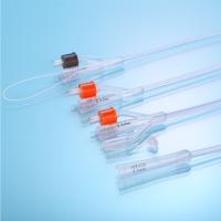 China Factory Price Disposable 100% All Silicone Triple Lumen Urinary Catheter 3 Way Silicone Foley Catheter for sale