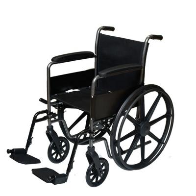 China JM0101 Economic Wholesale Folded Manual Wheelchairs for OEM Medline, Drive,europe Meyra Wheelchair Steel Black ISO13485 for sale