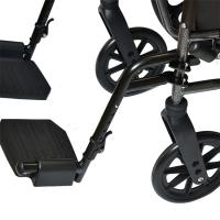 China JM0101 Economic Wholesale Folded Manual Wheelchairs for OEM Medline, Drive,europe Meyra Wheelchair Steel Black ISO13485 for sale