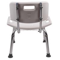 China Aluminum Adjustable Height shower chair For elderly and disabled for sale
