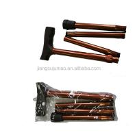 China Adjustable height folding walking cane stick Crutches Anti-Slip for Elderly  OEM Medline for sale