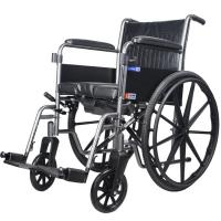 China W365 New Good Design Commode Manual Wheelchair Rehabilitation Therapy Supplies Plastic 8