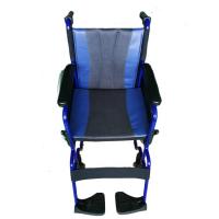 China W2020 lightweight aluminum manual wheelchair with hand  and push to lock brake for sale