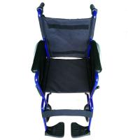 China W2020 lightweight aluminum manual wheelchair with hand  and push to lock brake for sale