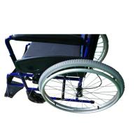 China W2020 lightweight aluminum manual wheelchair with hand  and push to lock brake for sale