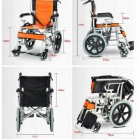 China China homemade high quality cheap price wheelchair with two small wheels for sale