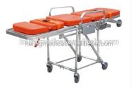 China Aluminum paramedic folding stretcher emergency patient stretcher trolley stair stretcher for ambulance for sale
