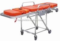 China Aluminum paramedic folding stretcher emergency patient stretcher trolley stair stretcher for ambulance for sale
