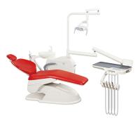China Electricity PU Cushion Patient Dental Chairs 12mm Frame for sale