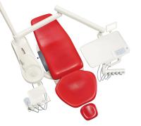 China Electricity PU Cushion Patient Dental Chairs 12mm Frame for sale