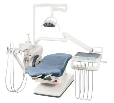 China Chinese disinfection dental unit with comfortable micro fiber leather cushion for sale