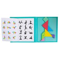 China Jigsaw Puzzle Baby Developmental Toys Wooden Tangram Magnetic Puzzle Toys for sale