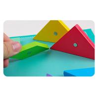 China Jigsaw Puzzle Baby Developmental Toys Wooden Tangram Magnetic Puzzle Toys for sale