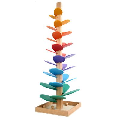 China Rainbow Music Tree Early Learning Educational Toys Color Disassembly Ball Tree Game for sale