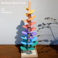 China Rainbow Music Tree Early Learning Educational Toys Color Disassembly Ball Tree Game for sale