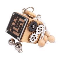 China Wooden Montessori Enlightenment Baby Developmental Toys Busy Fast for sale