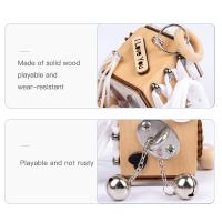 China Wooden Montessori Enlightenment Baby Developmental Toys Busy Fast for sale