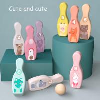 China Non Toxic Colorful Bowling Toy Set Indoor Outdoor Games Smooth Fun for sale