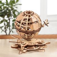 China Kids Wooden 3D Power Globe Puzzle Baby Developmental Toys Educational Game for sale