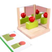 China Shape Color Cognition Matching Mirror Blocks Early Learning Toys For 2 Year Olds for sale