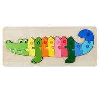 China DIY Children Early Education Cognitive Toys Animal 3D Stereo Clasp Puzzle for sale