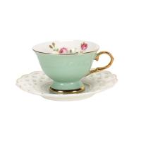 China Fashion Coffee Cups 90ML Ceramic coffee cups set hand made custom porcelain cute tea cup in bulk for sale