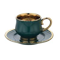 China 6 Colors Matt Glazed Fashion Coffee Cups 90ml Coffee Set Cups for sale