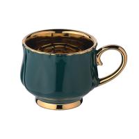 China 6 Colors Matt Glazed Fashion Coffee Cups 90ml Coffee Set Cups for sale
