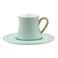 China Matt Golden Handle Ceramic Tea Fashion Coffee Cups Mugs for sale
