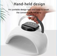 China Manicure 42 LED Hand Hold Removable Base Plate UV LED Nail Lamp With Stand for sale