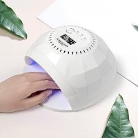 China Diamond Shape Dual Light Source 120W Nail Gel Polish Dryer For Manicure for sale