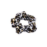 China Christmas Flannel Hair Tress Velvet Hair Accessories Set Leopard Hair Tie Scrunchies for sale